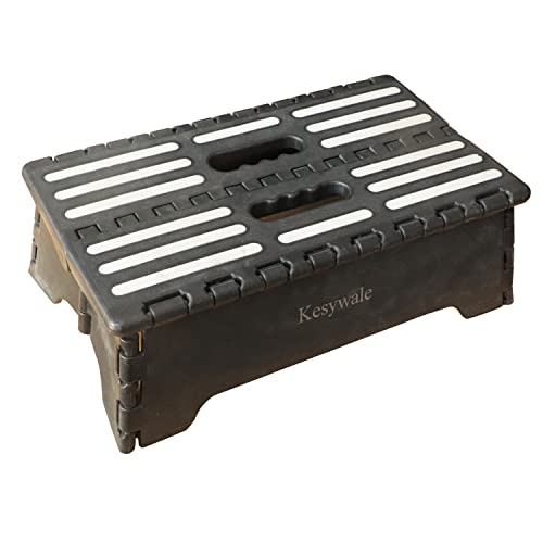 Portable Folding Step, 15" x 8.7" x 5" Lightweight Foldable Step Stool Indoor & Outdoor Mobility Step for Seniors, Pets and More