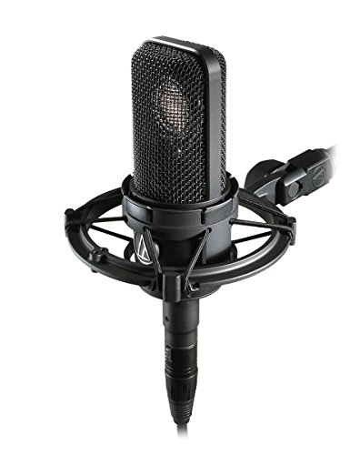 Audio-Technica AT4040 Cardioid Condenser Microphone Bundle with Boom Stand, Pop Filter, XLR Cable, and Austin Bazaar Polishing Cloth