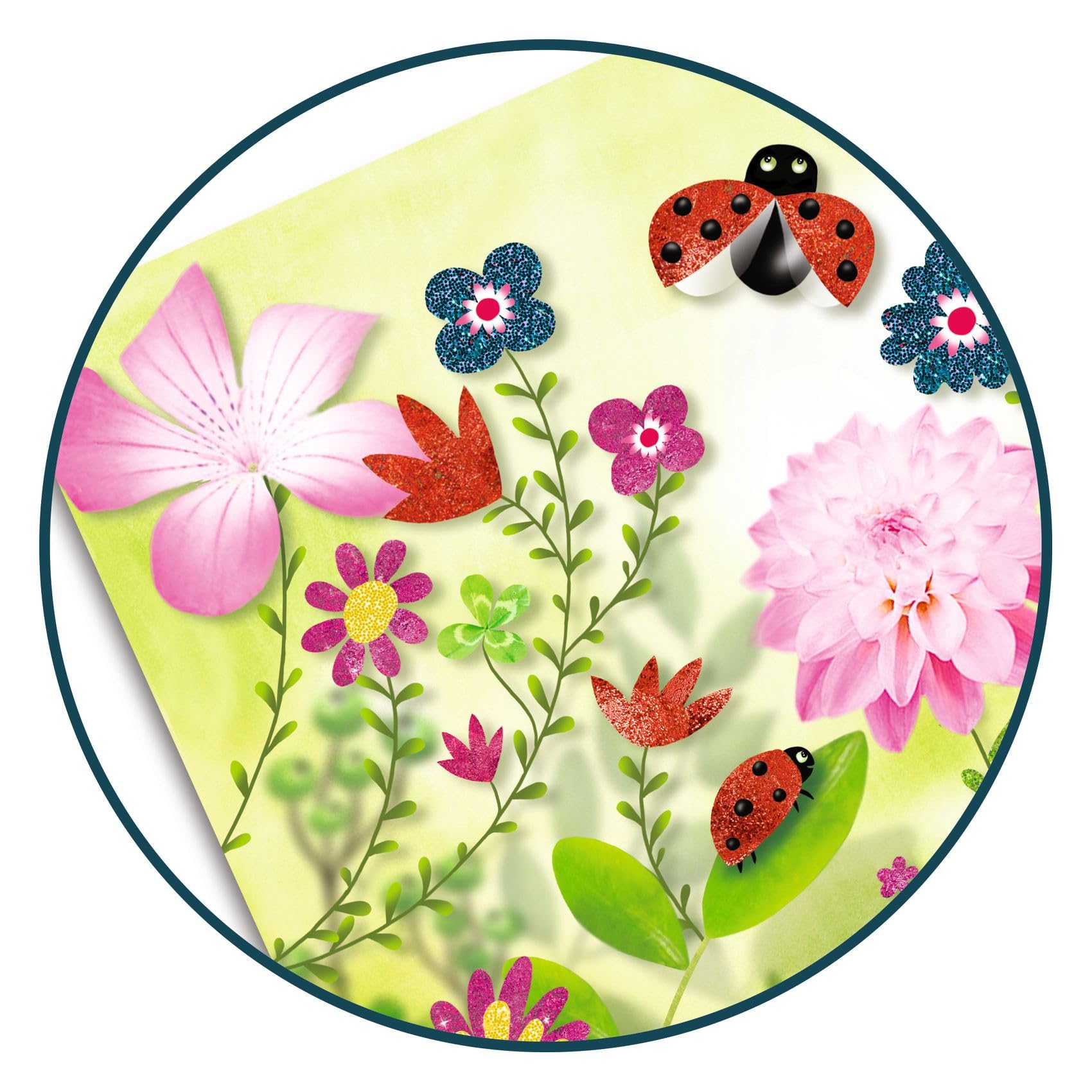 DJECO Butterflies Glitter Craft Kit