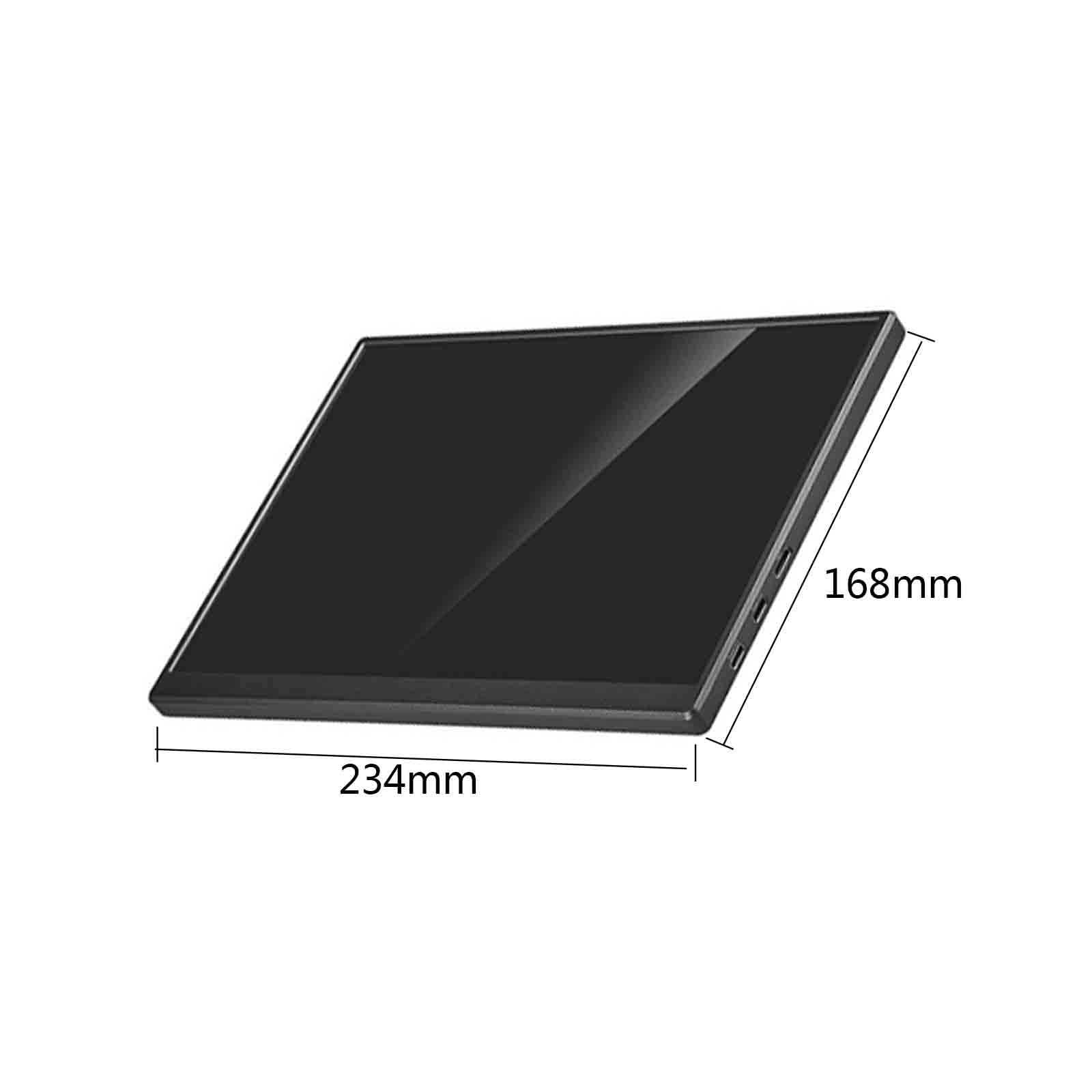 BDT 10.5 Inch Ultra-Thin Portable High-Definition Monitor Type-C/HDMI Interface Resolution 1920 * 1280 with Protective Case