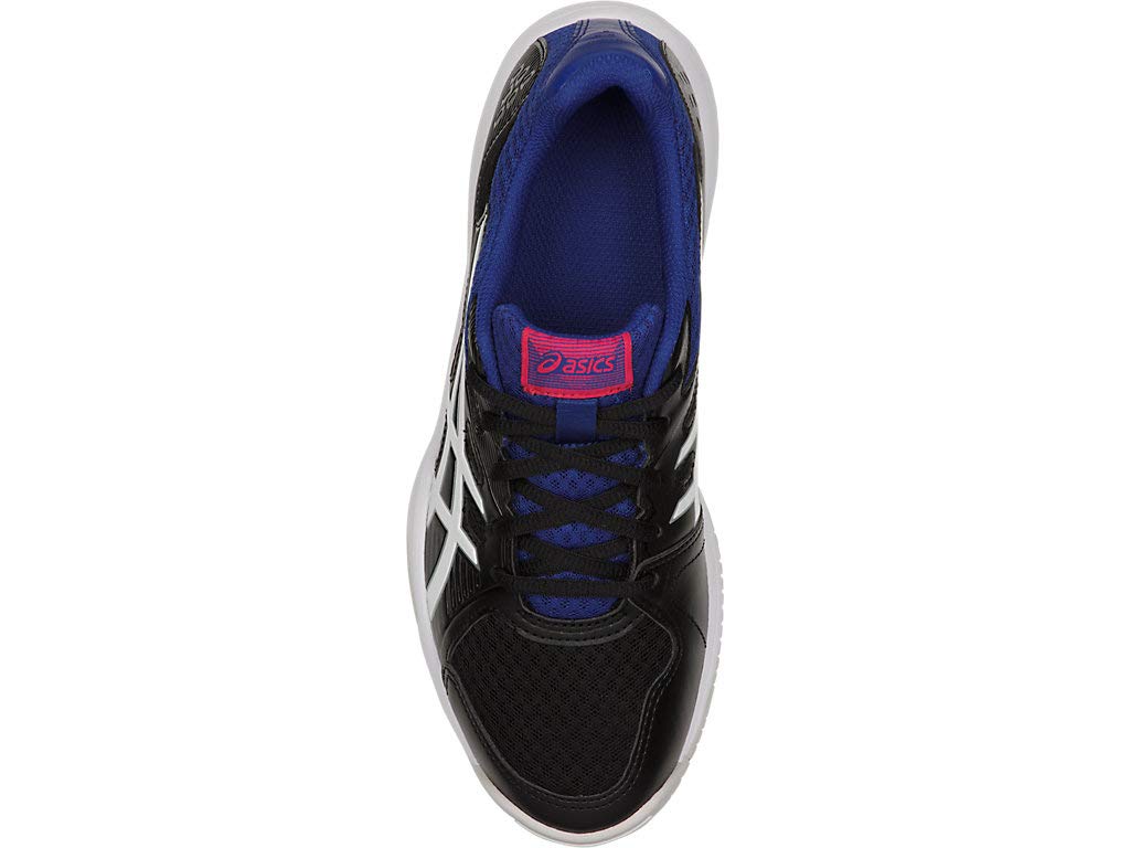 ASICS Women's Upcourt 3 Volleyball Shoes, 7, Black/White