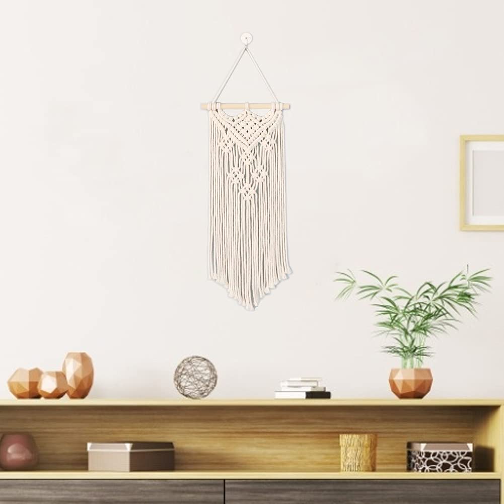 Lizipai Macrame Wall Hanging Boho Tapestry, Wall Hanging Decor,Woven Wall Art Home Wall Decor Used To Decorate Rooms,living Rooms,gardens, Shops,cafes and Studios.