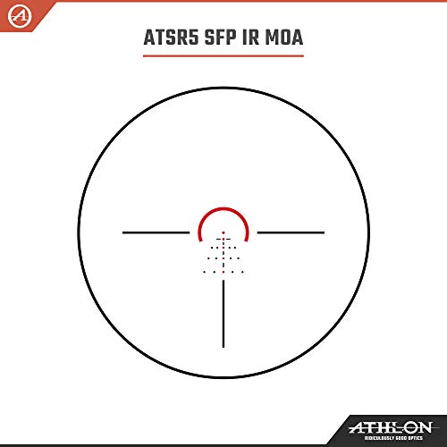 Athlon Optics Argos BTR GEN2 1-8x24 Riflescope - ATSR5 SFP IR BDC, Black