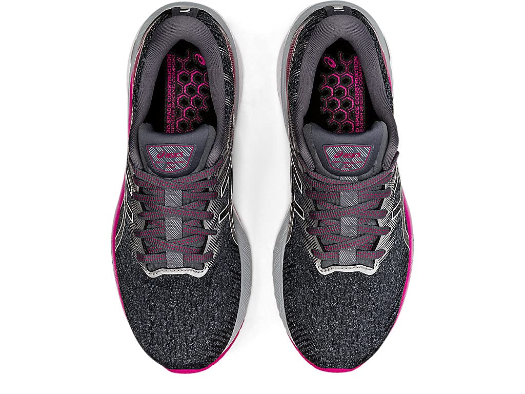ASICS Women's GT-2000 10 Running Shoes, 8, Sheet Rock/Pink Rave