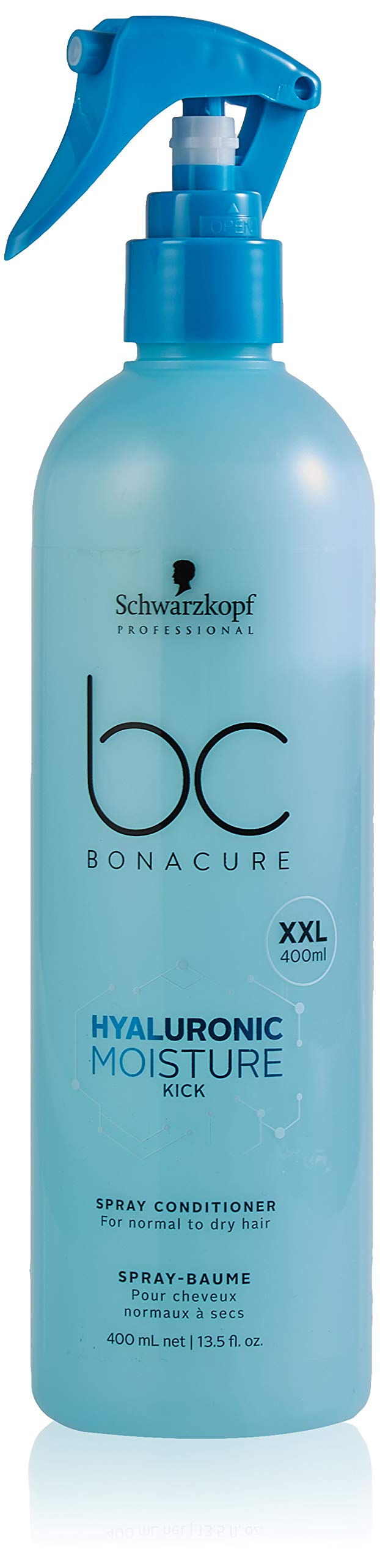 BC BONACURE Hyaluronic Moisture Kick XXL Spray Conditioner, 13.5-Ounce, Packaging May Vary