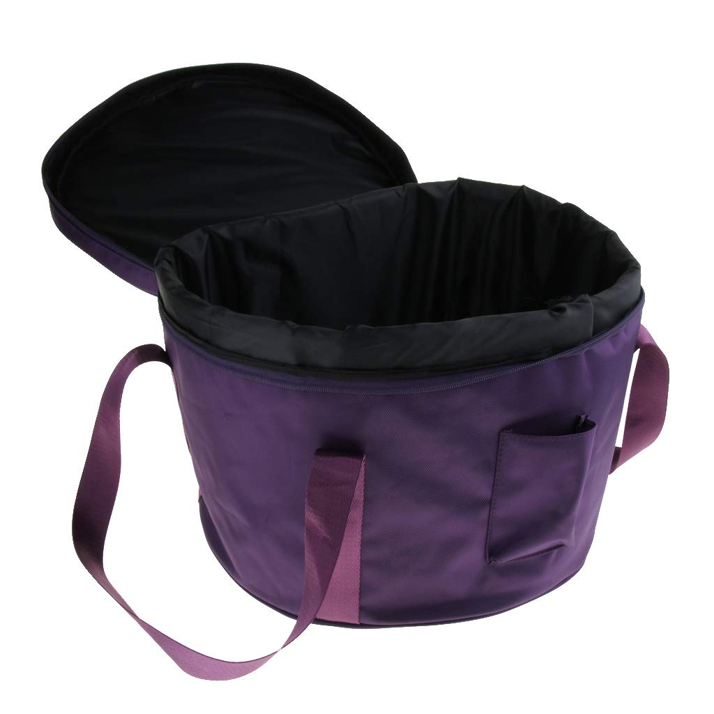 gazechimp 2 Pcs 14in Bowl Carry Cases Travelling Bags Carrier