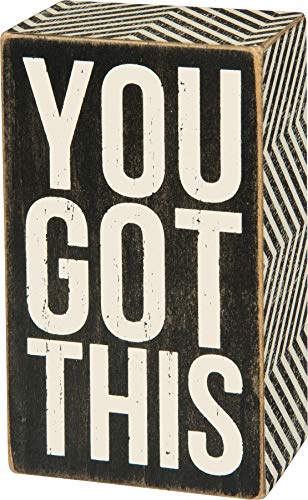 Primitives by Kathy Mini Box Sign, 3" x 5", You Got This (14160317)