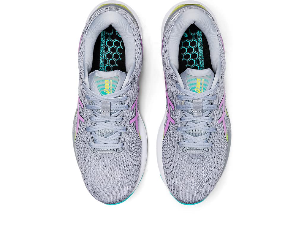 ASICS Women's Gel-Cumulus 24 Running Shoes, 5.5, Piedmont Grey/Lavender Glow