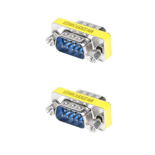 Top-Longer Rs232 Serial Cable 9 Pin DB9 Female to Female/Male to Male Gender Changer Coupler Adapter Connector Pack of 4