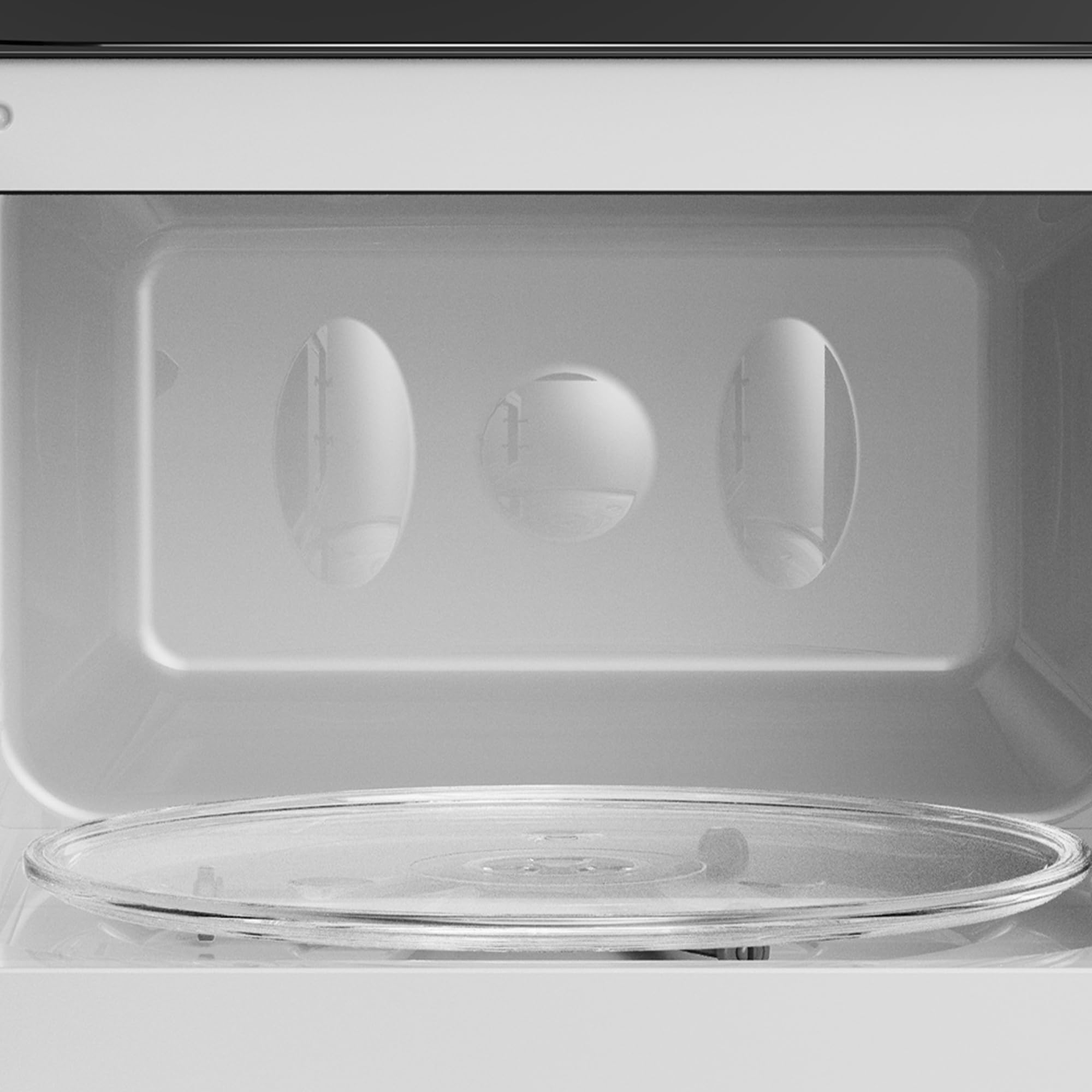 Black+Decker 700 Watt Compact LED Display Countertop Small Microwave Oven with 10 Inch Turntable and 6 Preset Menu Buttons, Matte Black