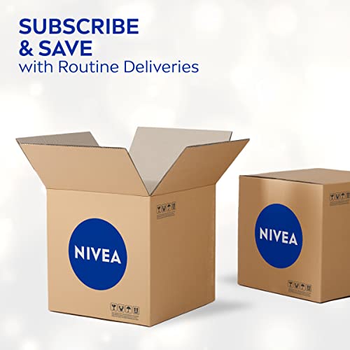 NIVEA Shea Nourish Body Lotion, Dry Skin Lotion with Shea Butter, Pack of 6, 2.5 Fl Oz Travel Size Toiletries