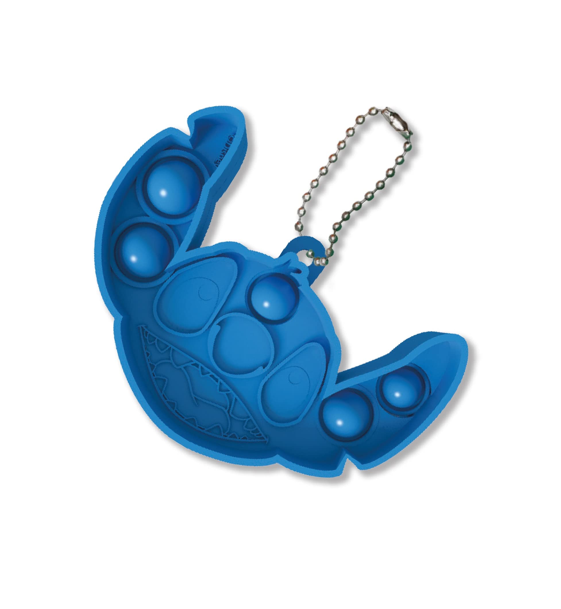Buffalo Games - Pop it! Mini - Disney - Stitch - Officially Licensed, 2 Players, Blue