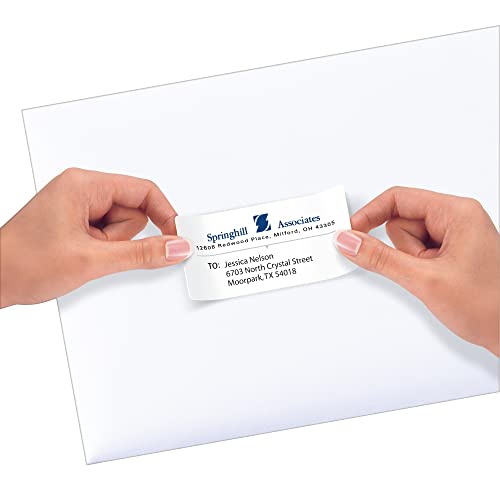 Avery Repositionable Shipping Labels for Laser Printers 2 x 4, Box of 1,000 (55163)