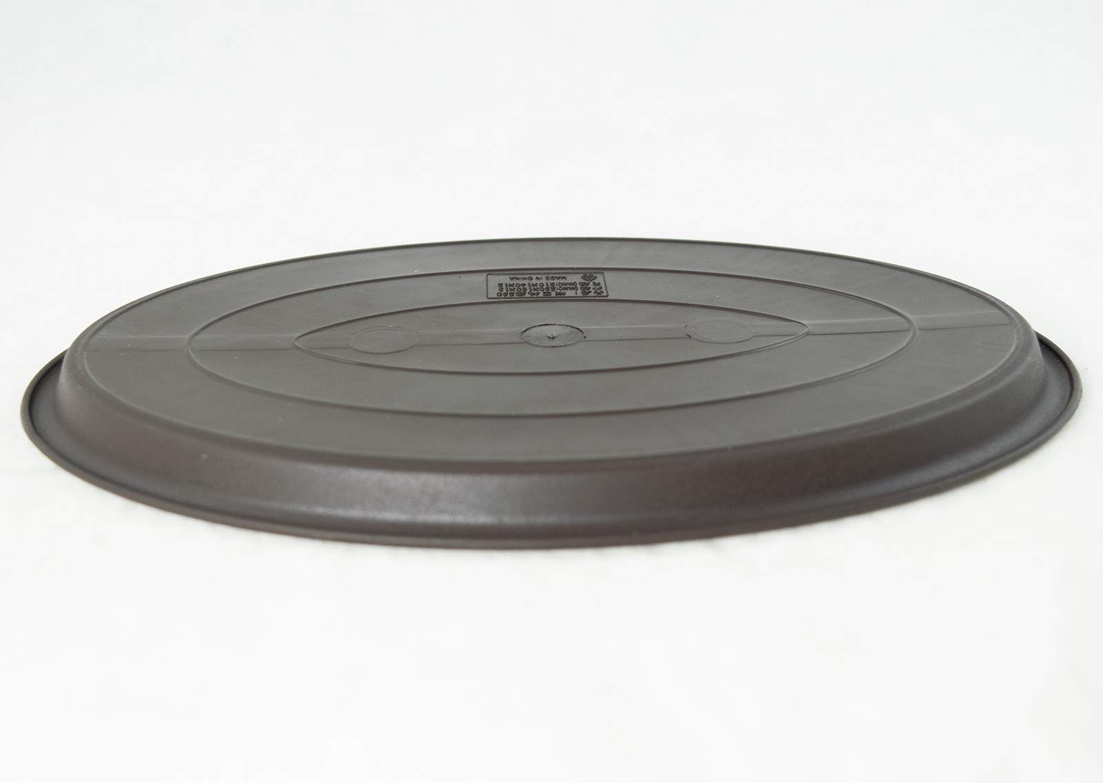 Oval Plastic Humidity/Drip Tray for Bonsai Tree 15.75"x 11"x 0.75"- Brown