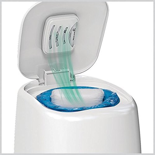 Playtex Diaper Genie Complete Diaper Pail with Odor Lock Technology, White