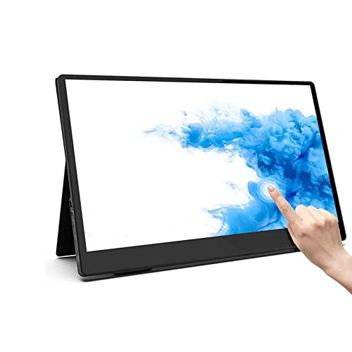 BDT 14-inch Touch Portable Monitor 1920X1080 IPS High-Definition Screen Type-C Direct Connection Device Can Be Connected to Wireless Key Mouse