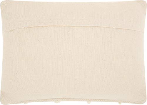 Mina Victory Life Styles Large Chevron Ivory 14" x 20" Throw Pillow