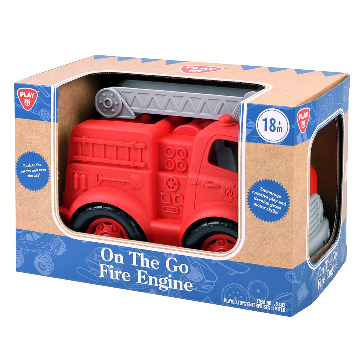 PlayGo On The Go Fire Engine Mini Truck Learning Education Interactive Activity Toy for Toddlers Age 18 Months & Up (1)