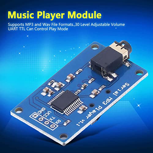 Astibym Music Play Board Accessory, Wide Compatibility Easy Operation MP3 Module for Due