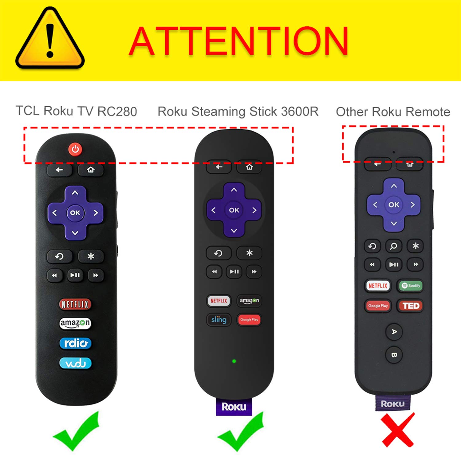 Fintie Protective Case for Roku Steaming Stick 3600R, TCL Roku TV RC280 RC282 Remote - CaseBot (Honey Comb Series) Light Weight (Anti Slip) Shock Proof Silicone Remote Controller Cover,Light Blue Glow