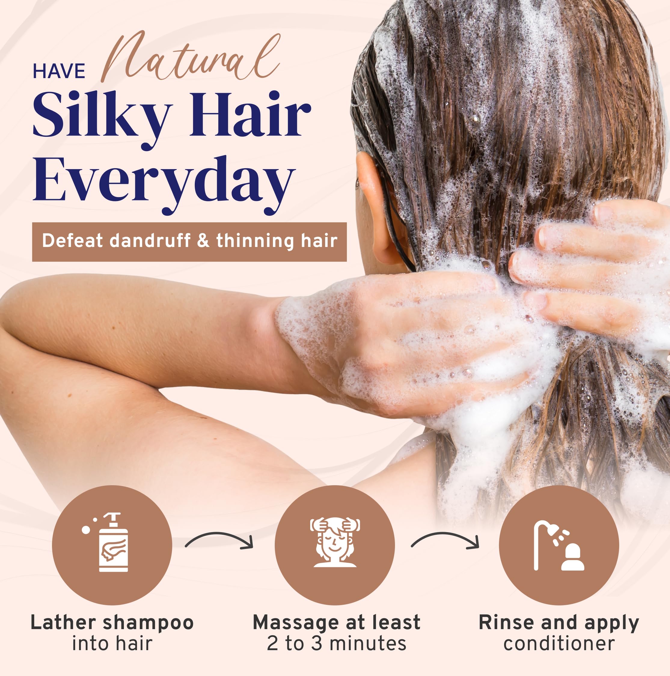 Nora Ross Classic Garlic Shampoo - Hair Loss, Growth & Thickening Formula for Normal to Dry Scalp, Cleansing & Anti-Dandruff with Rosemary 32 Oz