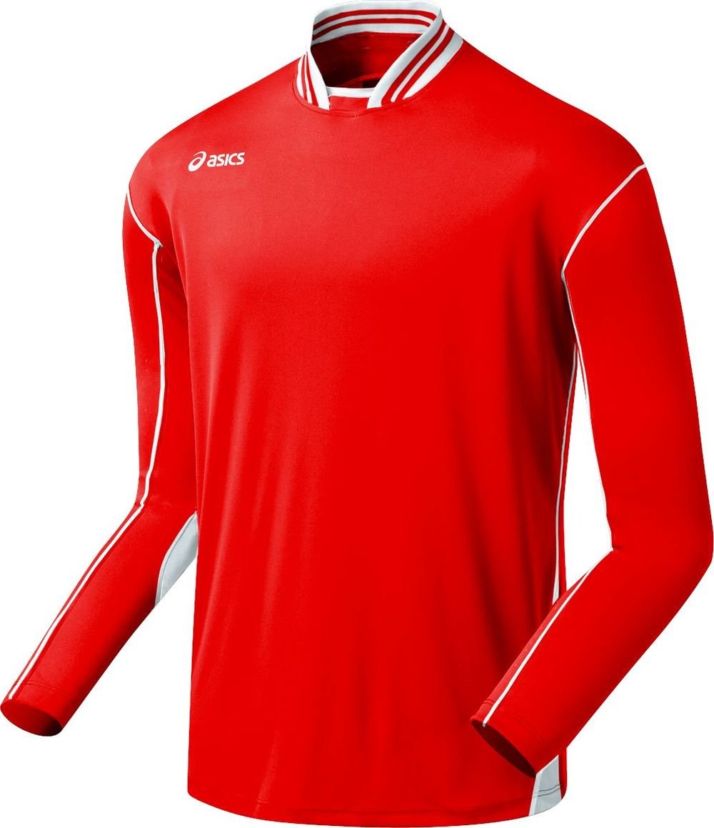 ASICS Men's Digg Long Sleeve Jersey, Royal/White, Large