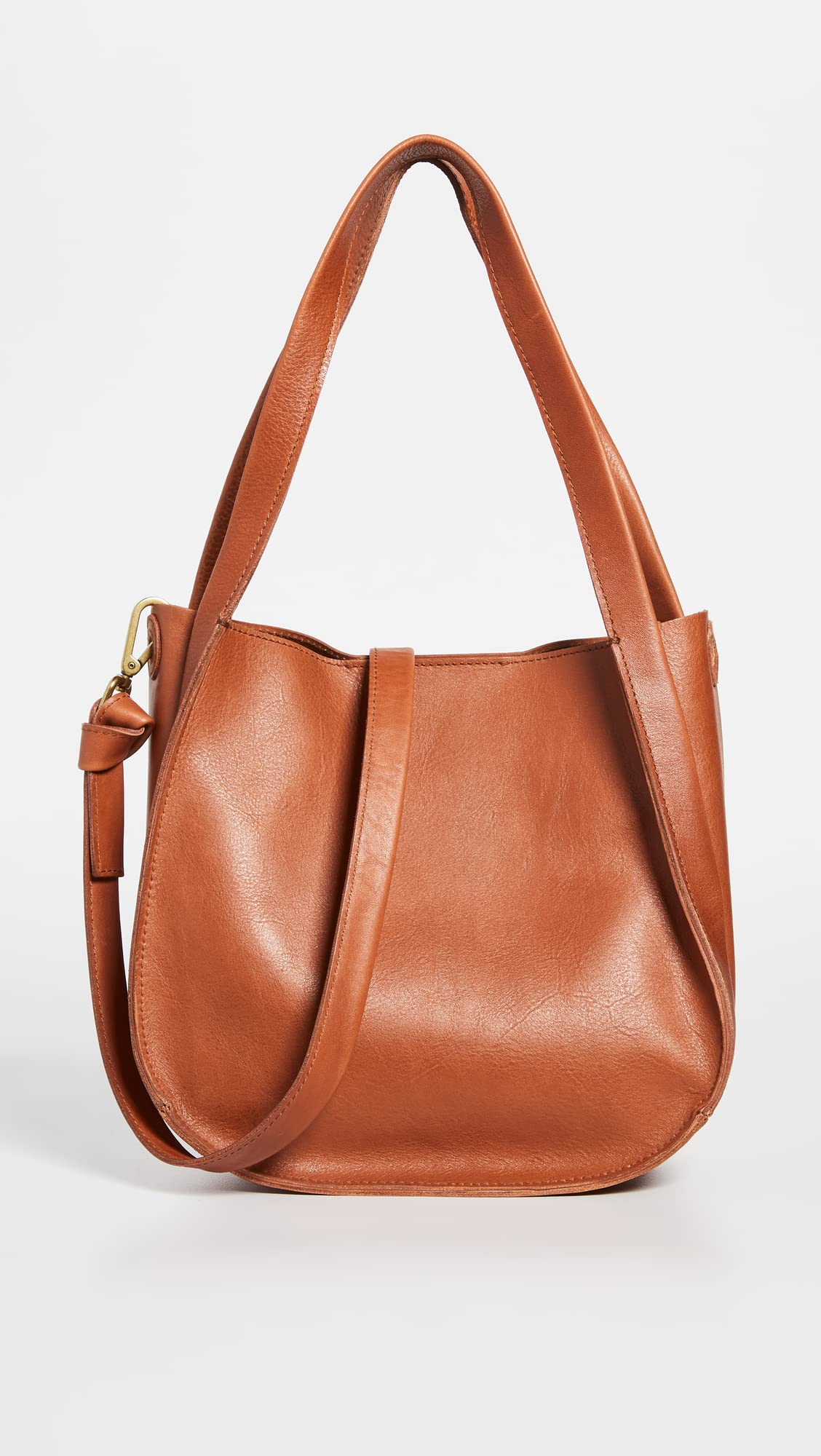 Madewell Women's The Sydney Shoulder Bag, Burnished Caramel, Brown, One Size