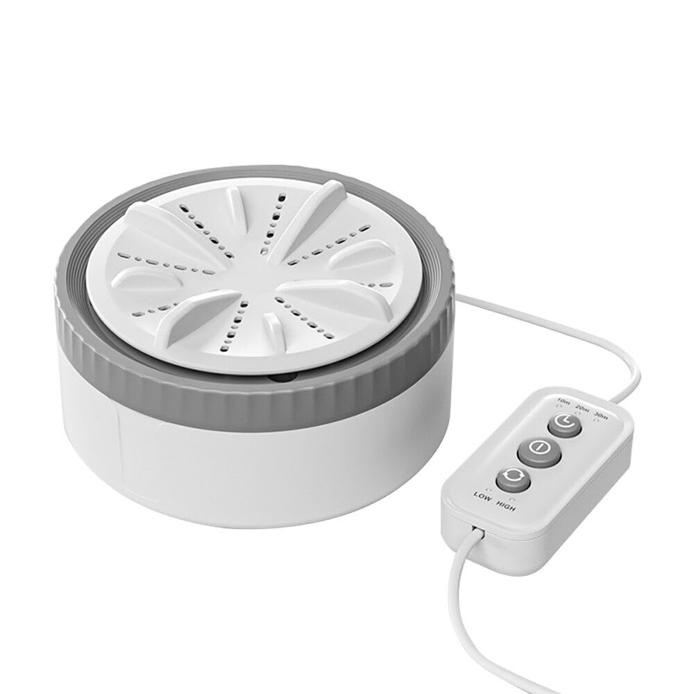 Turbine Washing Machine Fully Automatic Laundry Machine Portable Three Speed Remote Control Rotating Underwear Pantyhose Mini Washer