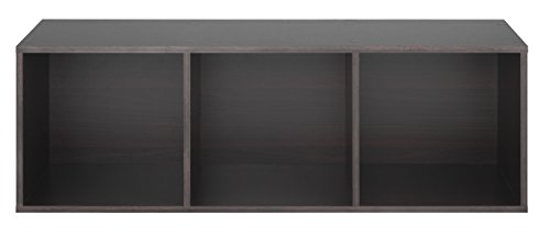 Whitmor Cube Organizer 3-Section, Espresso