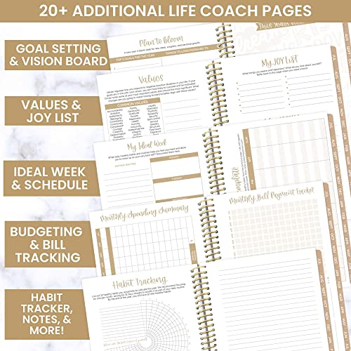 bloom daily planners 2023-2024 Academic Year Day Planner (July 2023 - July 2024) - 5.5β x 8.25β - Weekly/Monthly Agenda Organizer Book with Stickers & Bookmark - Cleerely Stated