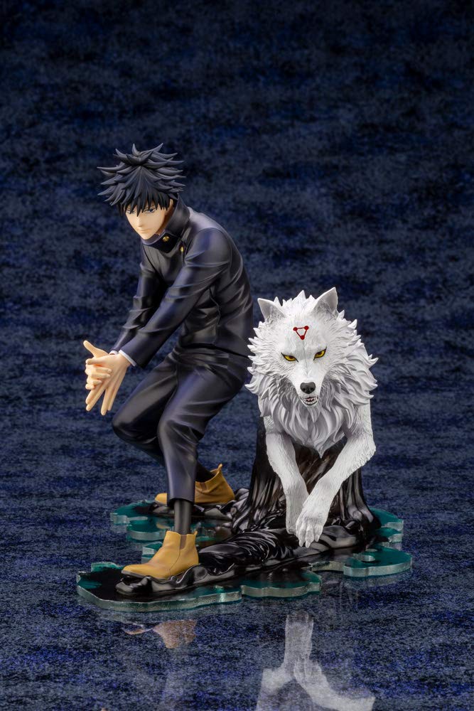 Kotobukiya Jujutsu Kaisen: Megumi Fushiguro ArtFX J Statue, Multicolor, 7 inches