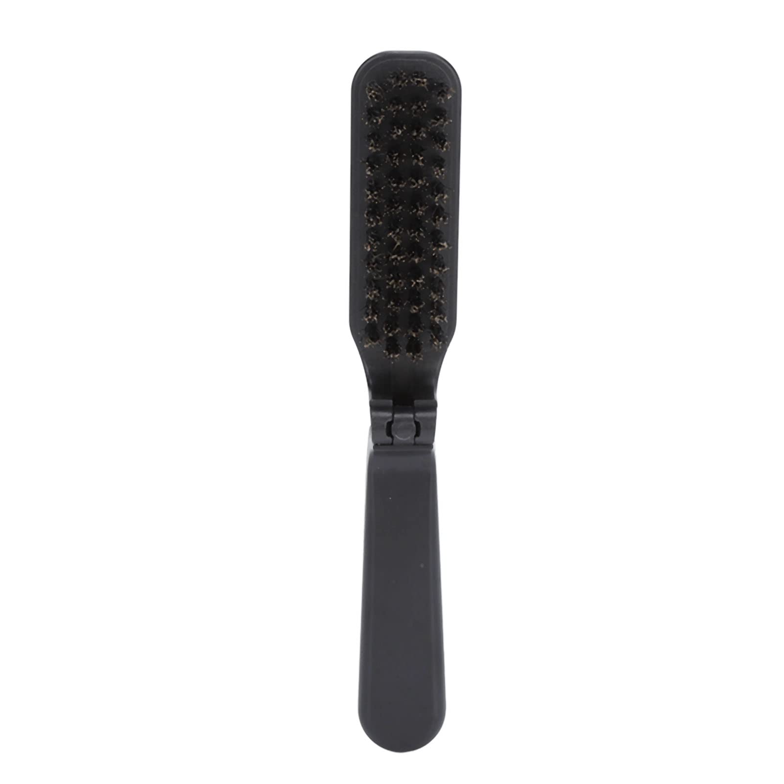 Beard Brush Beard Straightener Beard Comb Foldable Waterproof Grooming Cleaning Beard Black Beard Styling Comb for Men Household Outdoor Travel