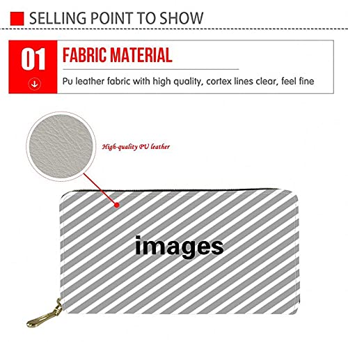 MORNWORLD PU Leather Thin Travel Wallet for Women Pet dog paw print pattern Multi-Card Holder Clutch Bag Purse (colour3)