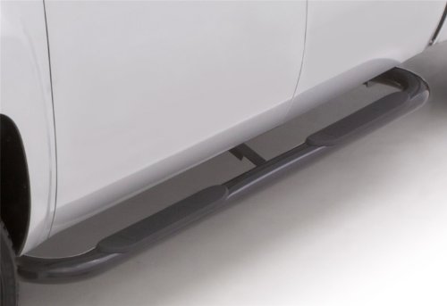 Lund 23474754 Black Steel 4" Oval Bent Nerf Bars for 1994-2001 Dodge Ram 1500, 1994-2002 Ram 2500/3500 Quad Cab
