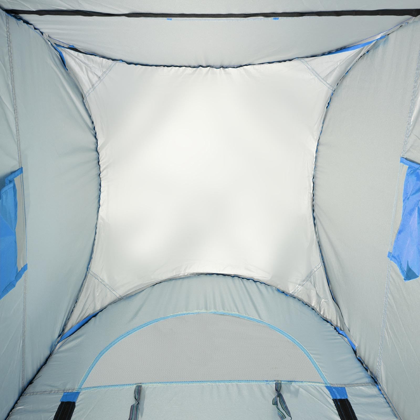 APDYNE 1-2 Person Portable Pop Up Toilet Shower Tent Changing Room Dressing Tent Camping Shelter Blue