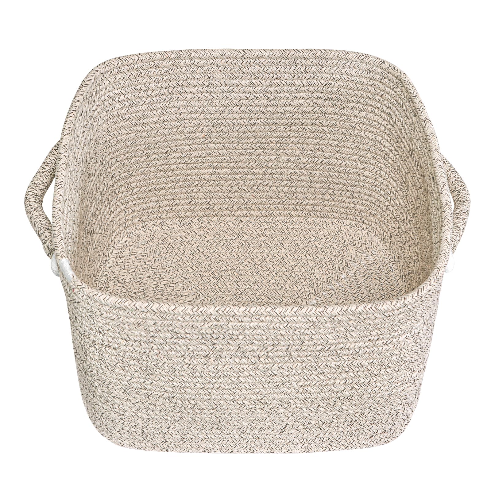 Syeeiex Cube Storage Bins, [3-Pack] 13x13x13 Storage Cube Bins, Collapsible Storage Cubes, Storage Baskets, Fabric Storage Bins for Storing Cloths, Books on Bedroom or Living Room(With Hard Bottom)