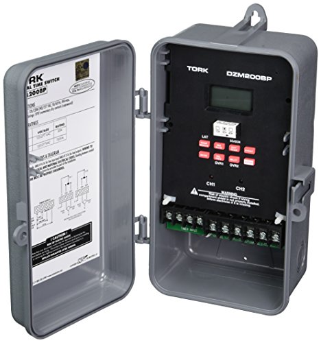 NSI DZM200BP Series DZM Momentary Output 365/7 Day Advanced Lighting Control Time Switch, 120/208-240/277 VAC Timer Supply, 2 Channels, SPDT Momentary Dry Contact