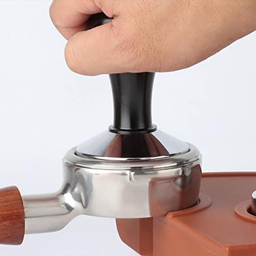 Hand Tamper, Calibrated Compression Mechanism Food Grade Calibrated Coffee Tamper for Cafe(58 Thread Base)