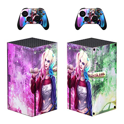 Beautiful Girl Decals Stickers Full Set Faceplate Skin for X-box-One-Series X Protection Kit by KAJAL MANI
