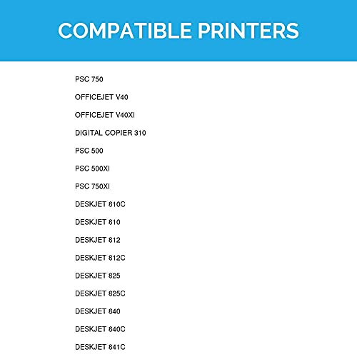 LD Products Remanufactured Ink Cartridge Replacement for HP 15 C6615DN (Black, 2-Pack)