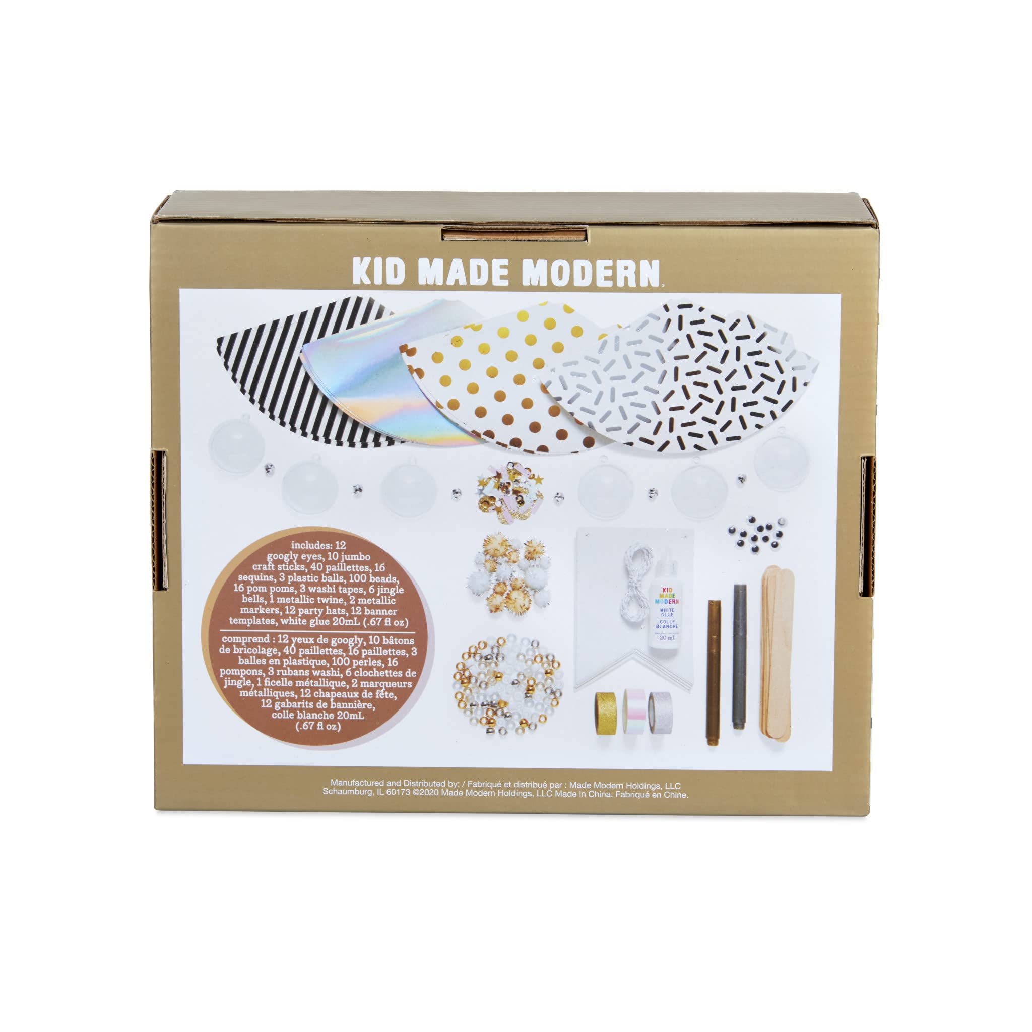 Kid Made Modern - New Years Eve Party Kit - NYE Craft Kits for Kids Ages 8-12