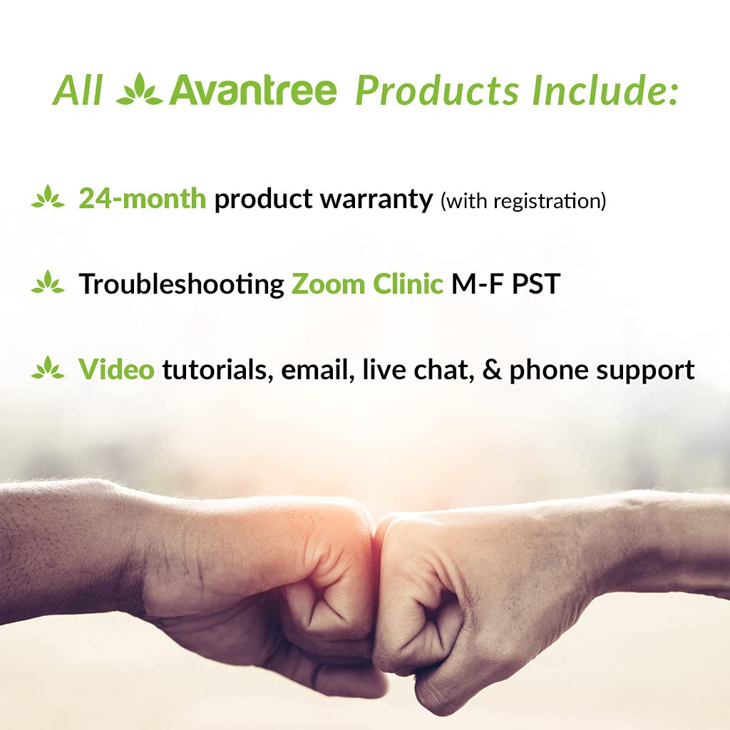 Avantree TW115 Tiny True Wireless Bluetooth 5.0 Earbuds Earphones for Small Ear Canals, with Noise Isolation & Mic, Secure Fit for Sport, 36H in Ear Headphones with Wireless Charging Case (Black)