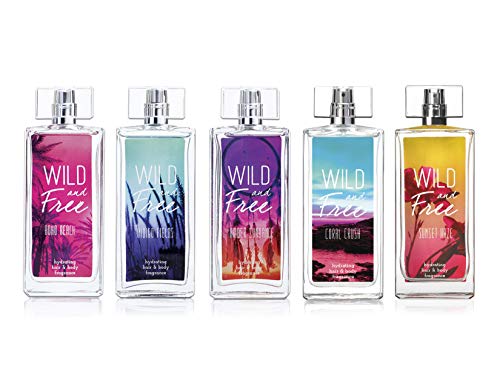 Tru Western Wild and Free Boho Beach Women's Hydrating Hair and Body Fragrance, 3.4 fl oz (100 ml) - Fresh, Creamy, Coconut