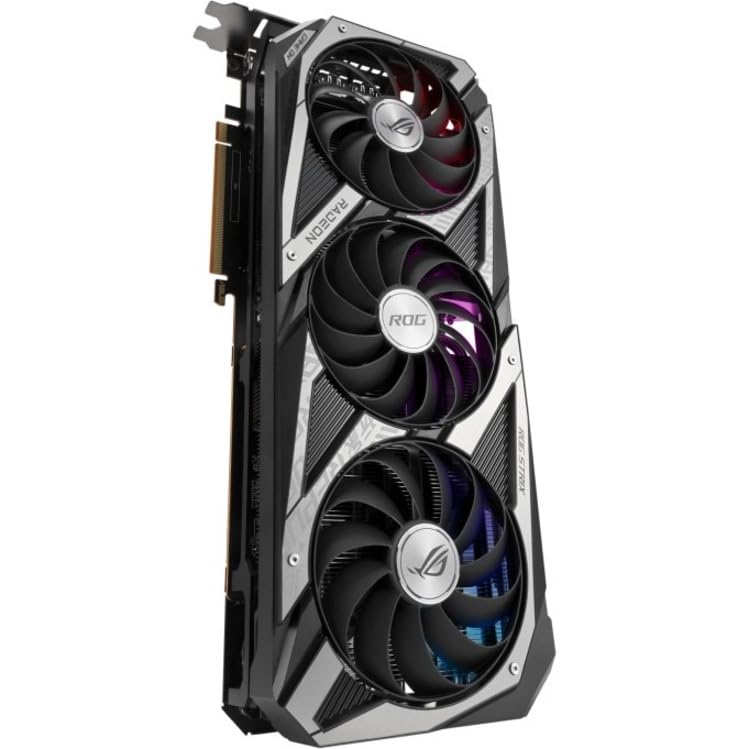 ASUS ROG Strix AMD Radeon RX 6750 XT OC Edition Gaming Graphics Card (AMD RDNA 2, PCIe 4.0, 12GB GDDR6, HDMI 2.1, DisplayPort 1.4a, Axial-tech Fan Design, 2.9-slot, Super Alloy Power II, GPU Tweak)