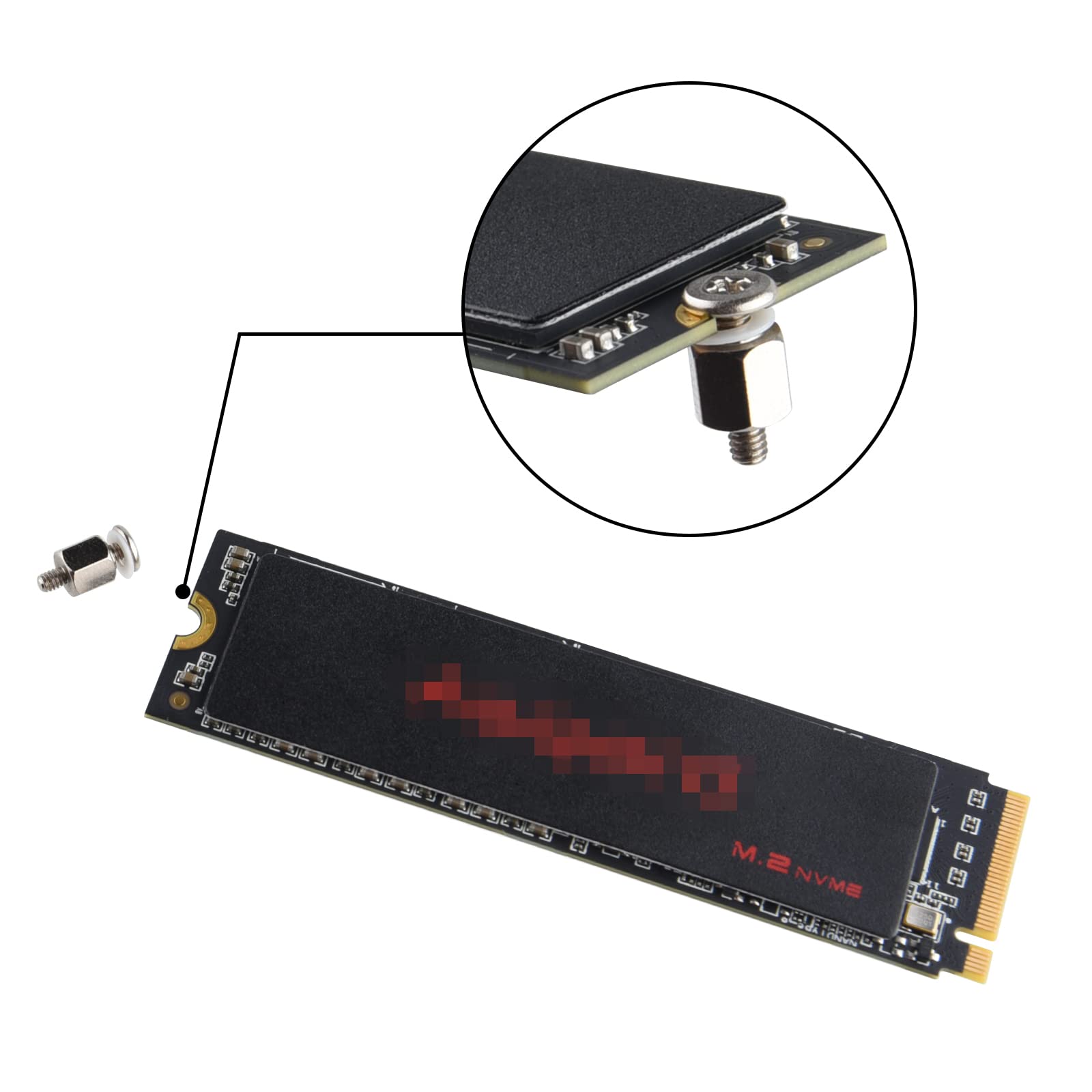 ASTARON PC Screws M.2 Screw Kit,NVMe Screw m.2 SSD Mounting Kit for ASUS Motherboard