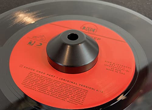 Beat Breakerz 45 RPM Adapter Dome CNC Aluminum 7 inch Vinyl Record (Black)