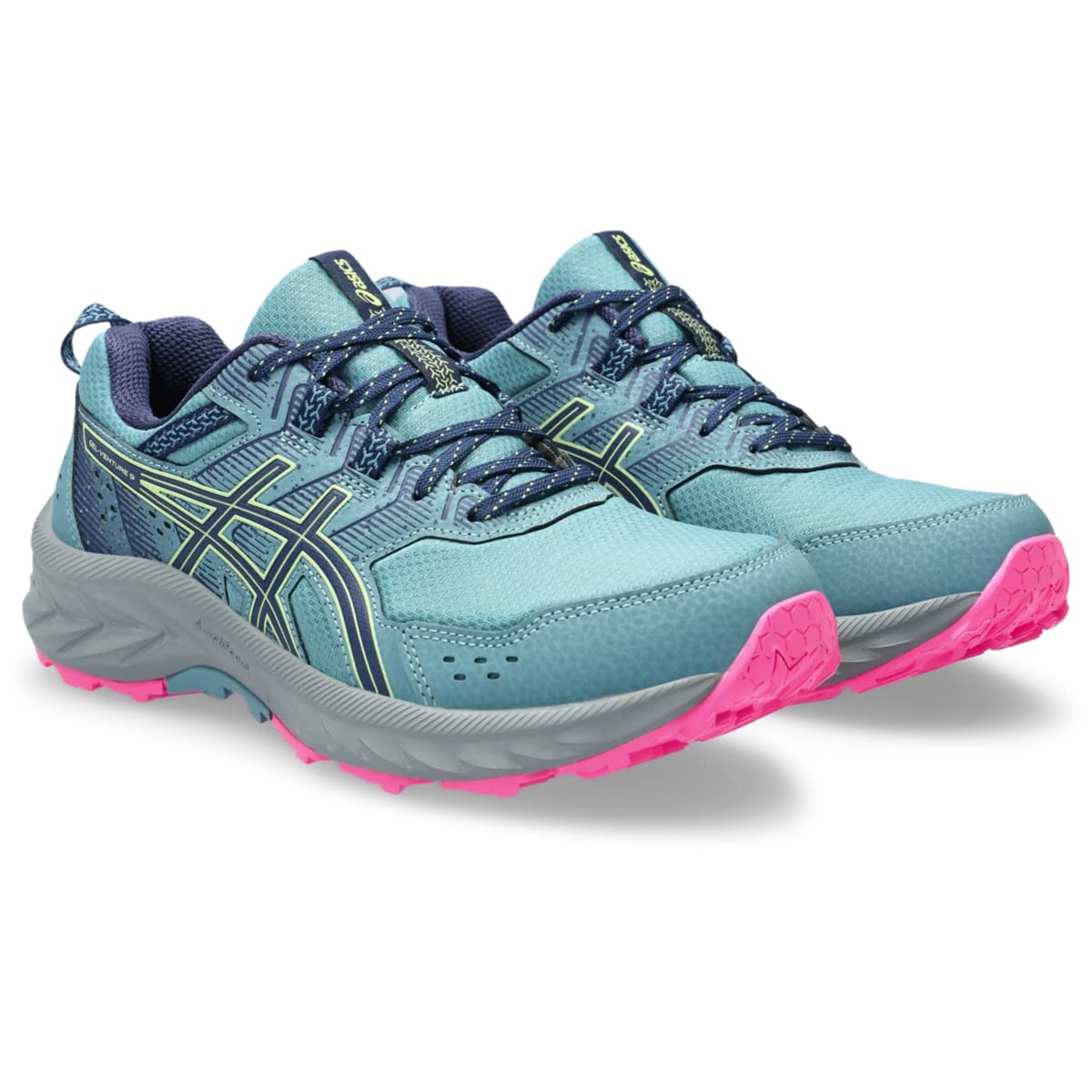 ASICS Women's GEL-VENTURE 9 Running Shoes, 10, GRIS BLUE/DEEP OCEAN
