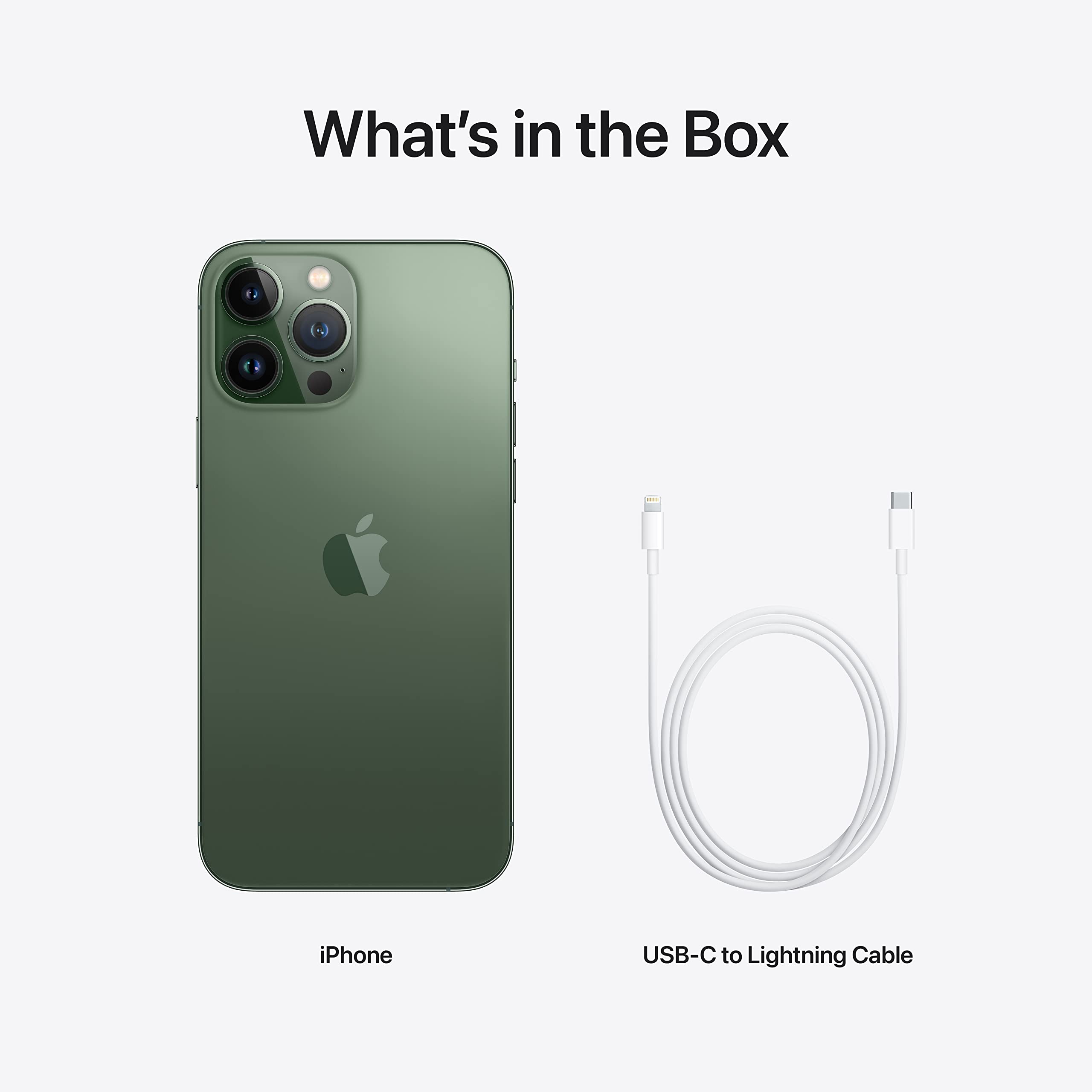Apple iPhone 13 Pro Max (128GB, Silver) [Locked] + Carrier Subscription