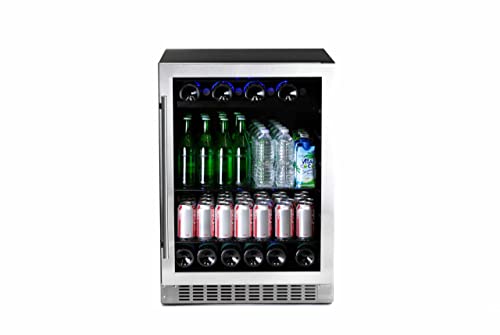Azure A224BEV-S 24" Undercounter Beverage Center with 5.6 cu ft Capacity