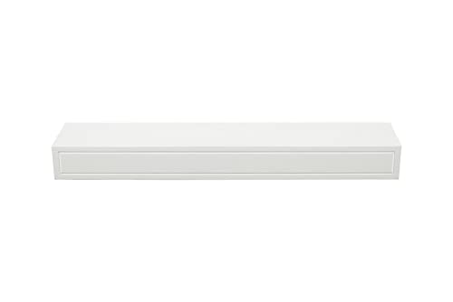 Pearl Mantels Sarah Fireplace Mantel Shelf MDF, 60", White Paint